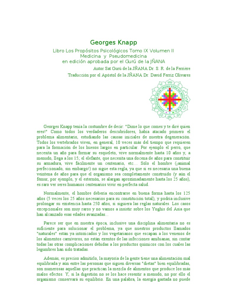 Georges Knapp | PDF | Rápido | Alimentos