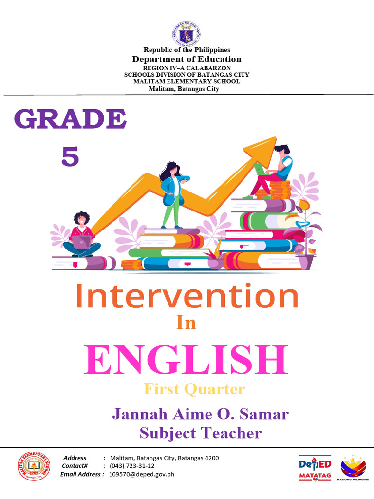 Q1 Intervention in English 5 | PDF | Dictionary | Lexicology