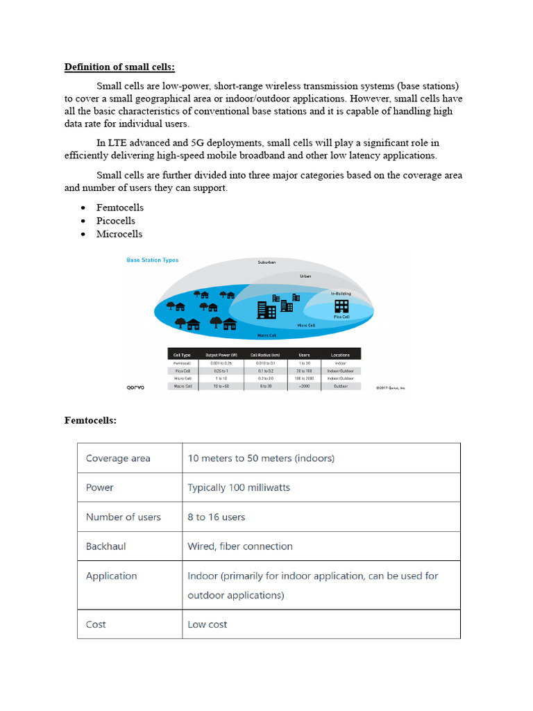 Smallcells | PDF | Cellular Network | Computer Network