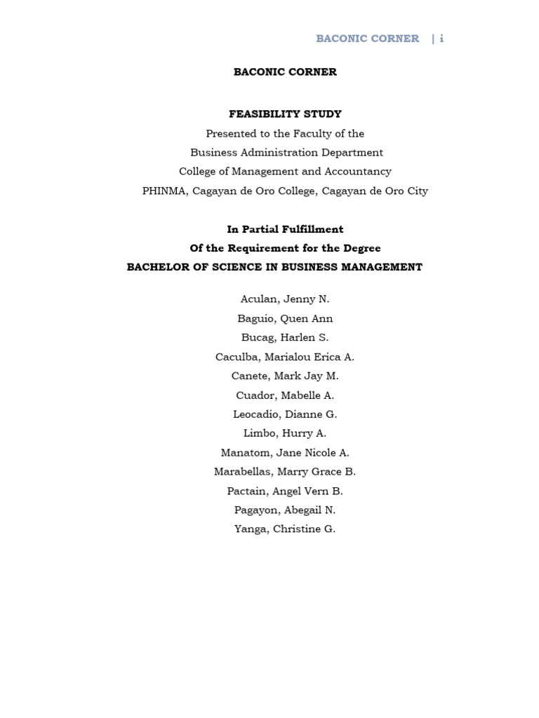 Baconic Corner Finallll Revised | PDF | Partnership | Limited Partnership