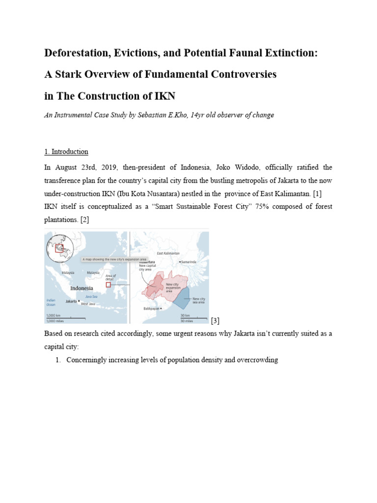 Deforestation, Evictions, and Potential Faunal Extinction: A Stark Overview of Fundamental ...