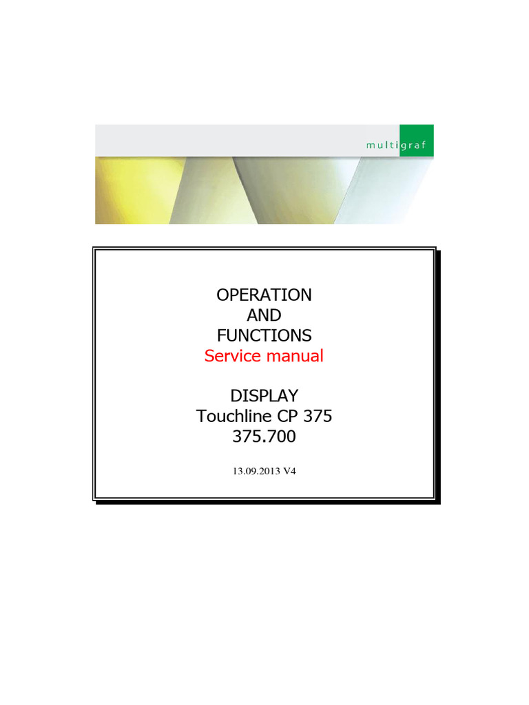 375 700 Display Service Manual Edition 4 EN | PDF | Usb | Flash Memory