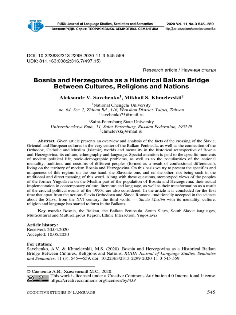 Bosnia and Herzegovina As A Historical B | PDF | Bosnia And Herzegovina ...