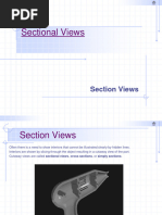 Sectioning in Engineering Drawing | PDF | Drawing | Technical Drawing
