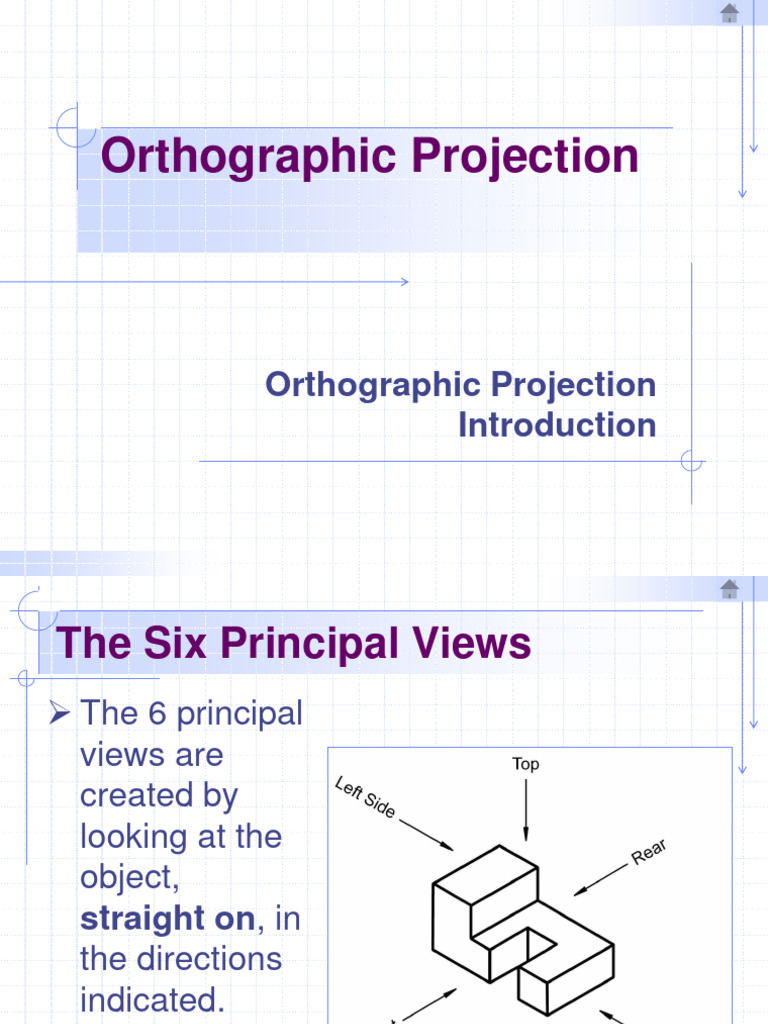 Understanding Orthographic Projection | PDF | Mirror | Geometry