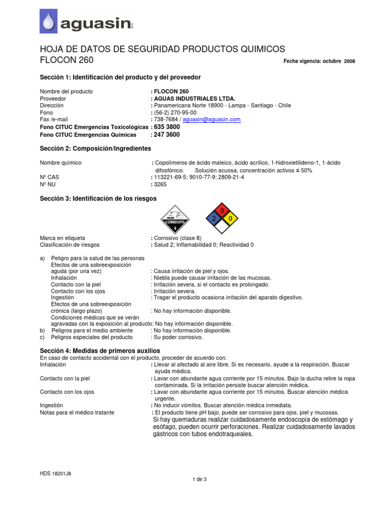 Hds - Flocon 260 | PDF | Corrosión | Ventilación (Arquitectura)