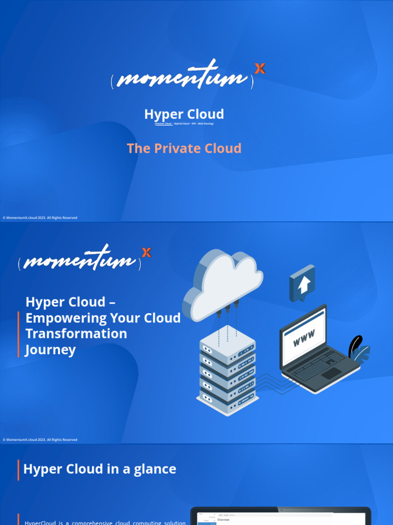 Hyper Cloud Solutions for Enterprises | PDF | Cloud Computing ...