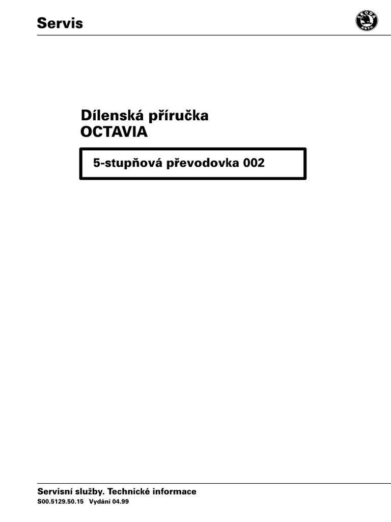 Převodovka 5 St. 002 | PDF