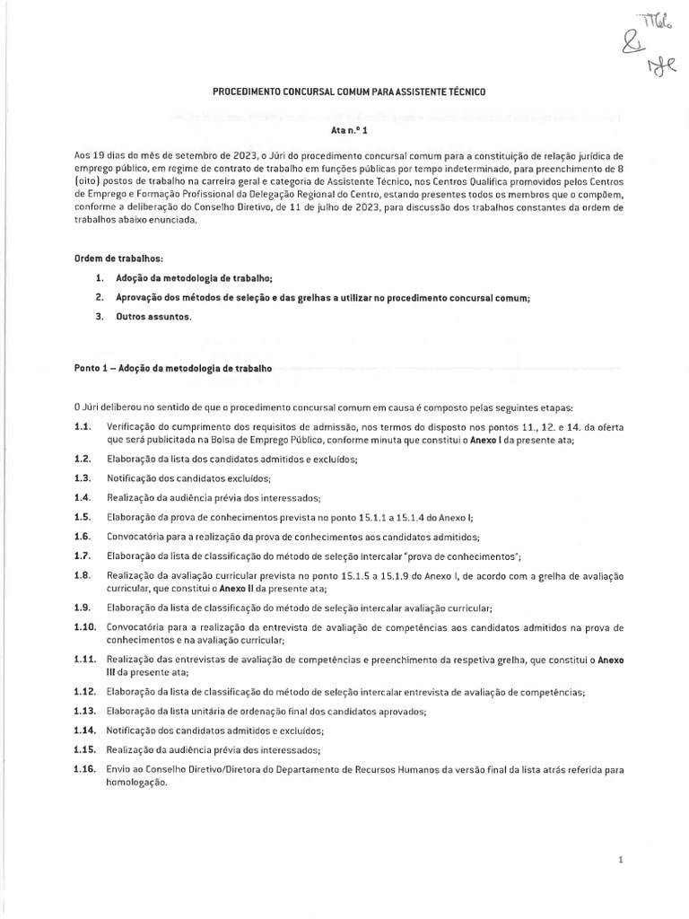 DC-Ata 1 Assinada | PDF