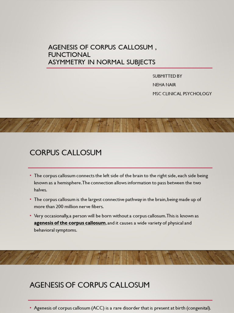 Neuropsychology PPT - Neha Nair | PDF | Lateralization Of Brain ...