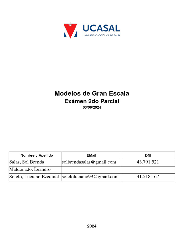2do Parcial - Modelos A Gran Escala - Punto 1,2 y 3 | PDF | Chat en ...