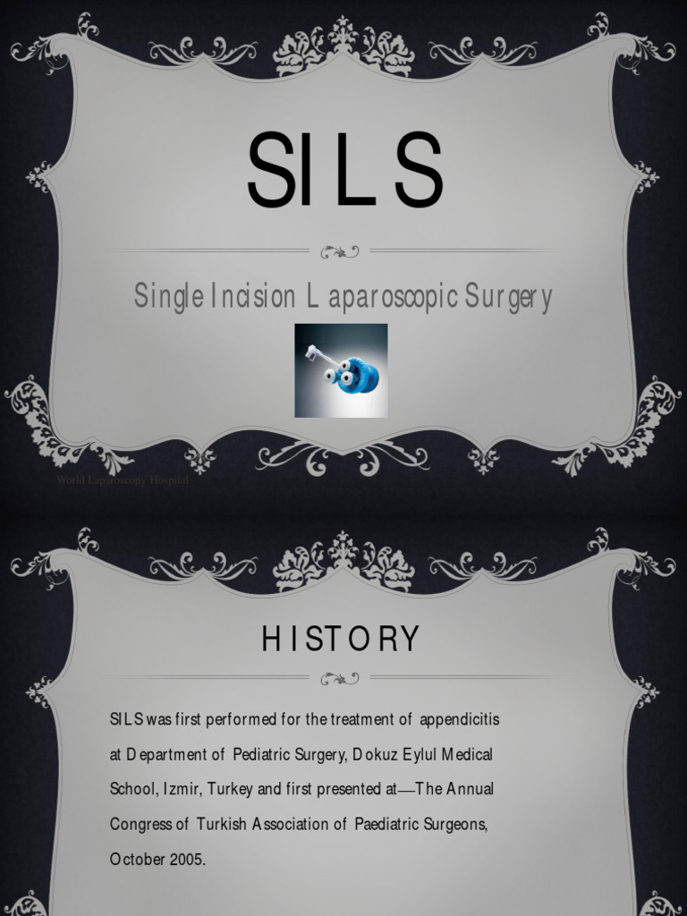 Single Incision Laparoscopic Surgery | PDF | Surgery | Endoscopy