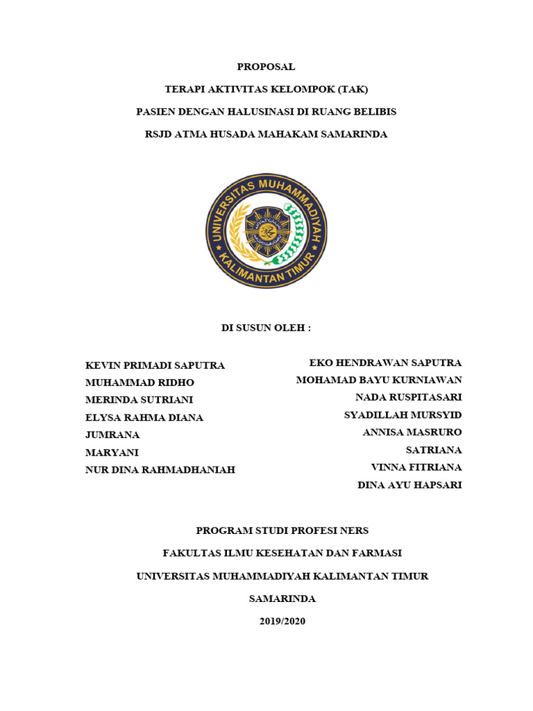 Proposal Tak Halu | PDF