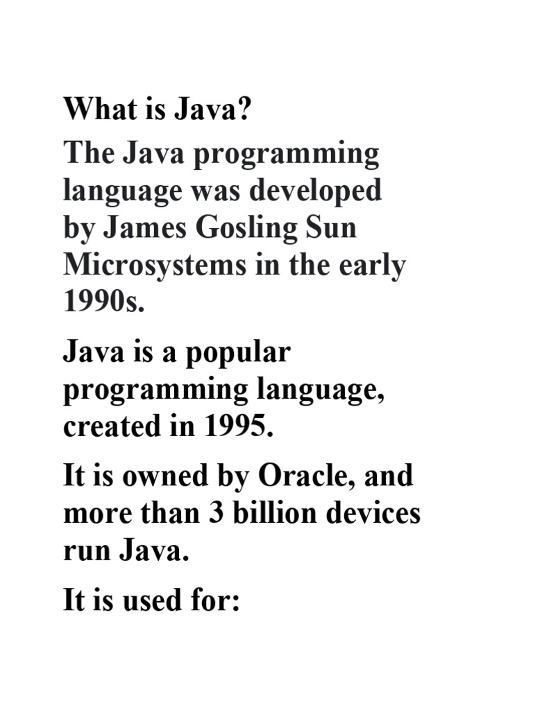Java Intro | PDF | Relational Database | Data Type