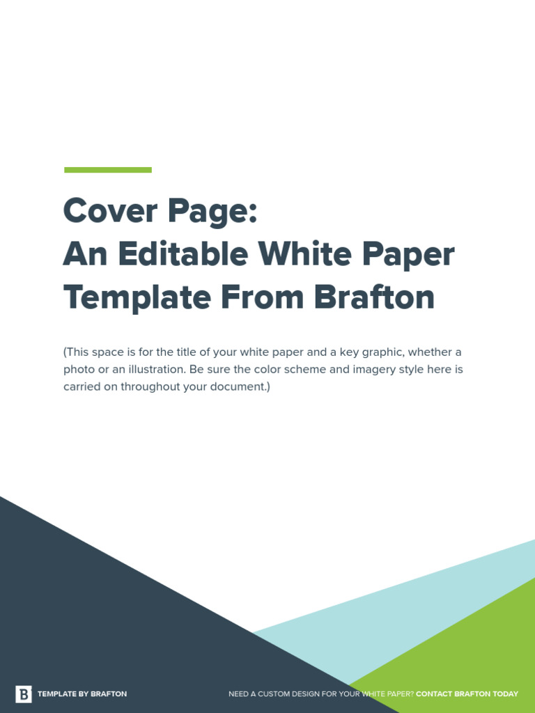 Of Brafton Editable White Paper Template | PDF