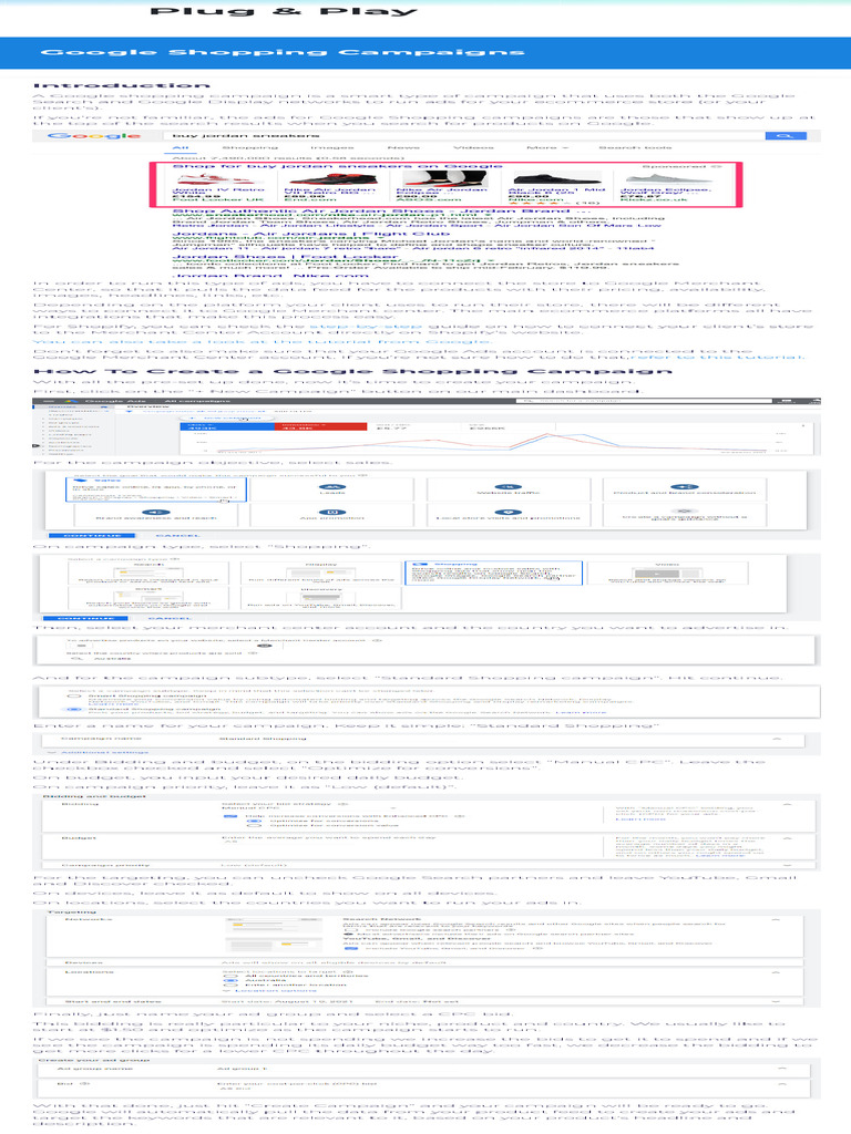 15-Google Shopping Campaigns Plug & Play | PDF