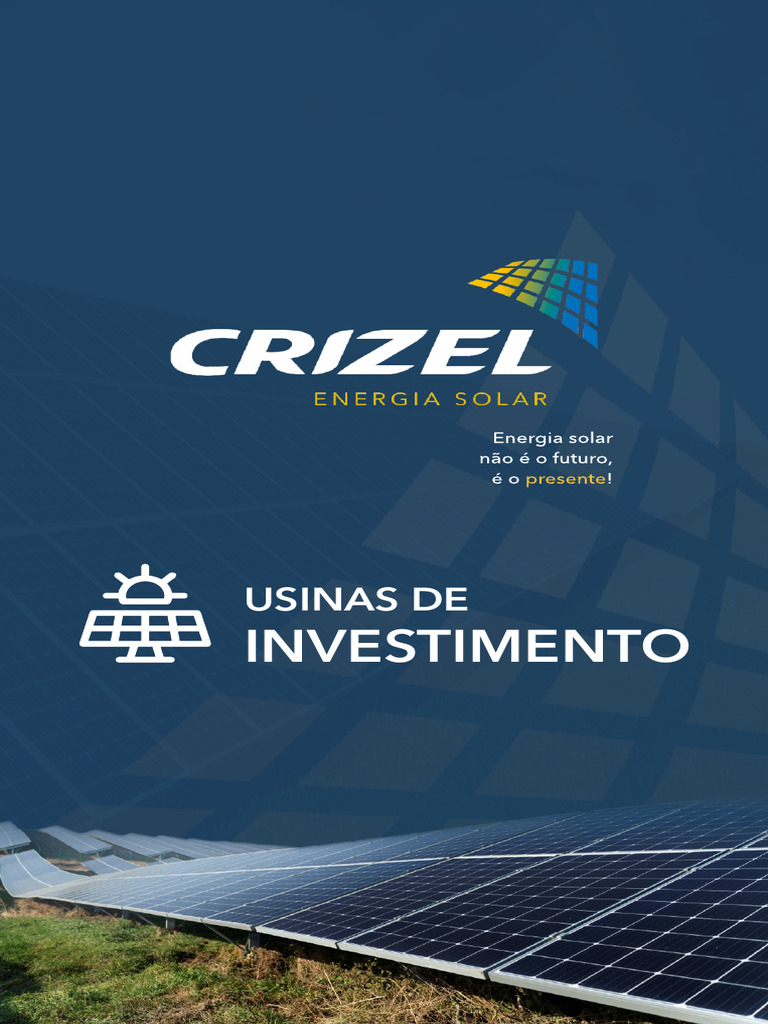 Usinas Solares de Investimento Crizel | PDF | Fotovoltaica | Impostos