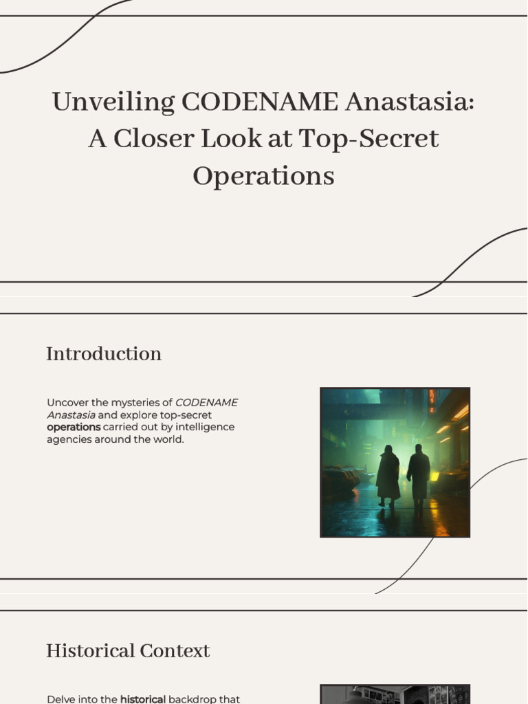 CODENAME Anastasia | PDF