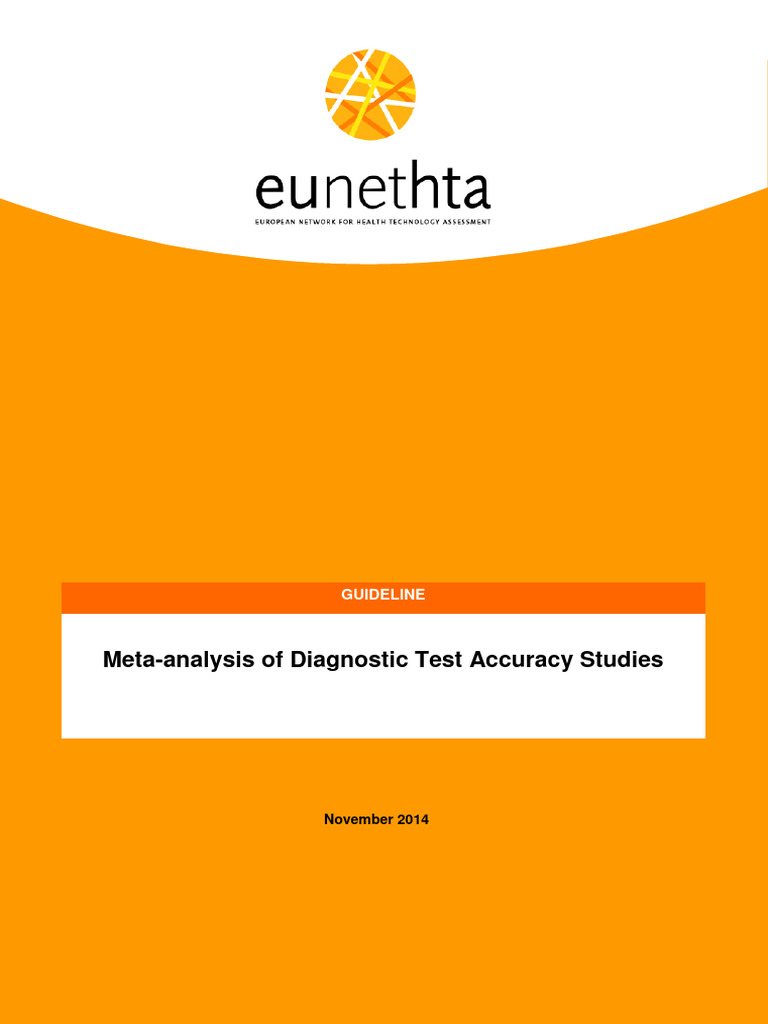 Meta Analysis of Diagnostic Test Accuracy Studies Guideline Final Nov ...