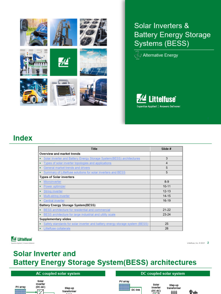 1221 Littelfuse Summary - LFUS - ALT - Solar - Inverter - BESS | PDF ...