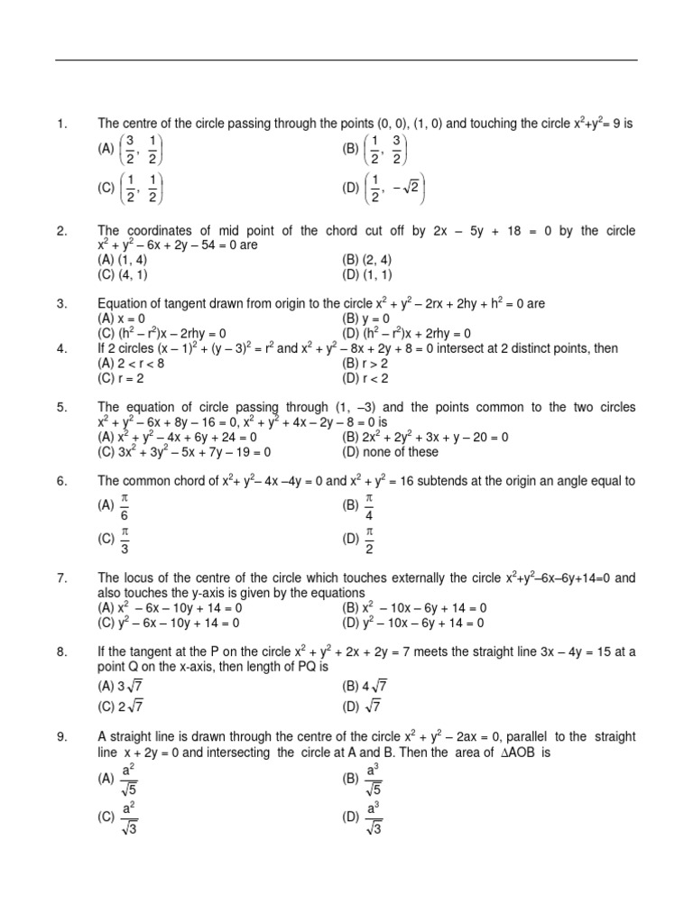 Cicle CPP | PDF | Circle | Mathematical Concepts