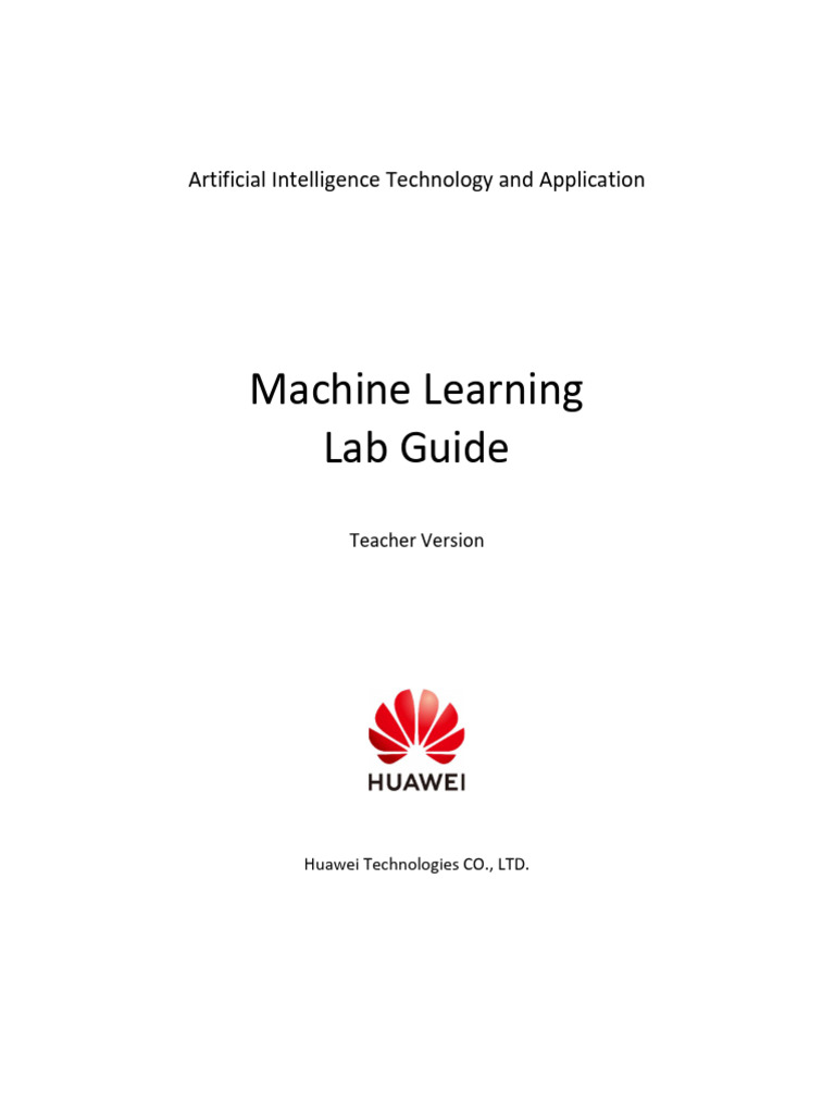 Machine Learning Lab Guide | PDF | Chi Squared Distribution | Applied ...