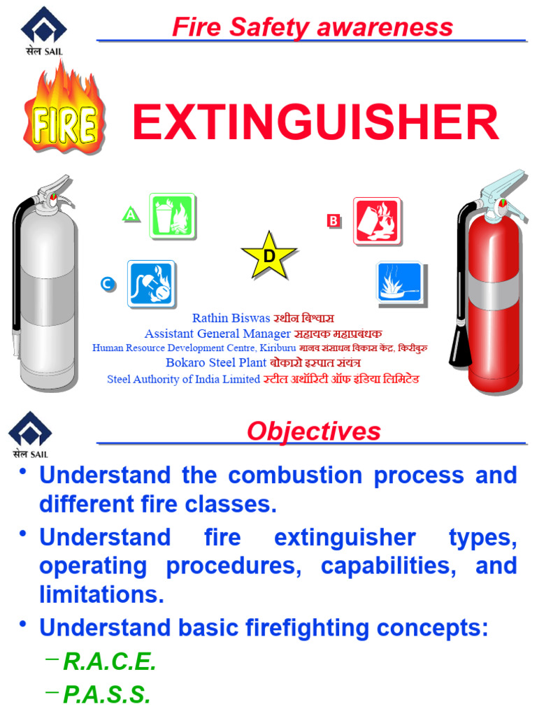 13.1 Fire Safety and Fire Extinguisher | PDF | Fires | Materials