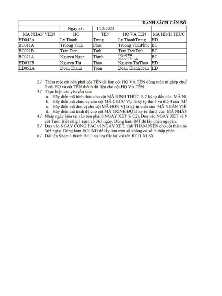 Bai - Tap - Chuong - 11 - NEWde | PDF