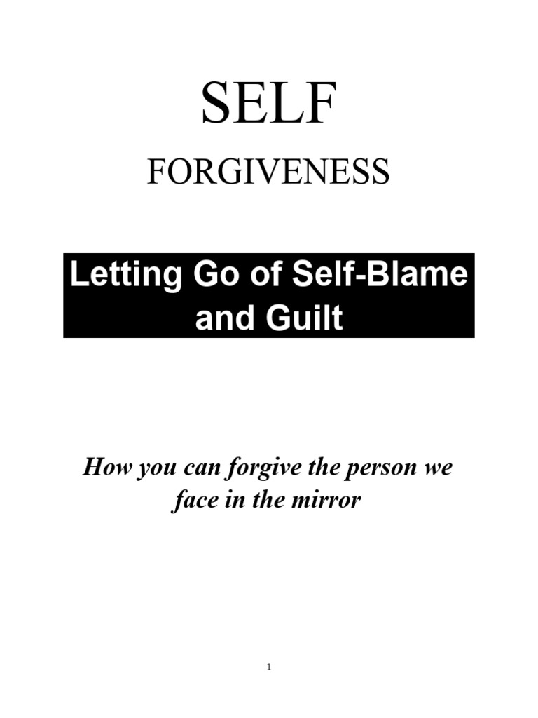 Forgiving Yourselfs | PDF | Forgiveness | Perfectionism (Psychology)
