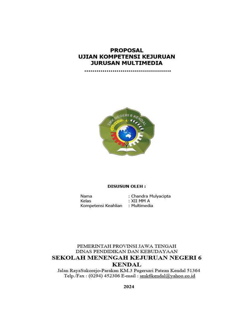Proposal UKK DKV 2024 Dieng | PDF