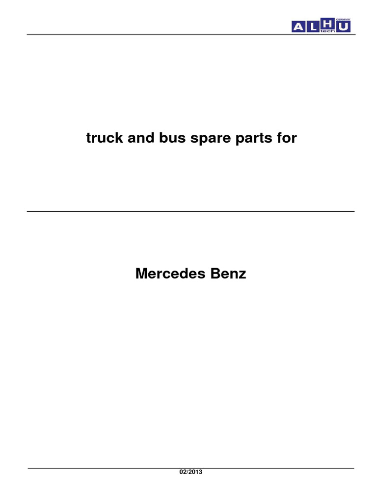 Alhu Mercedes Truck | PDF | Wheel | Land Vehicles