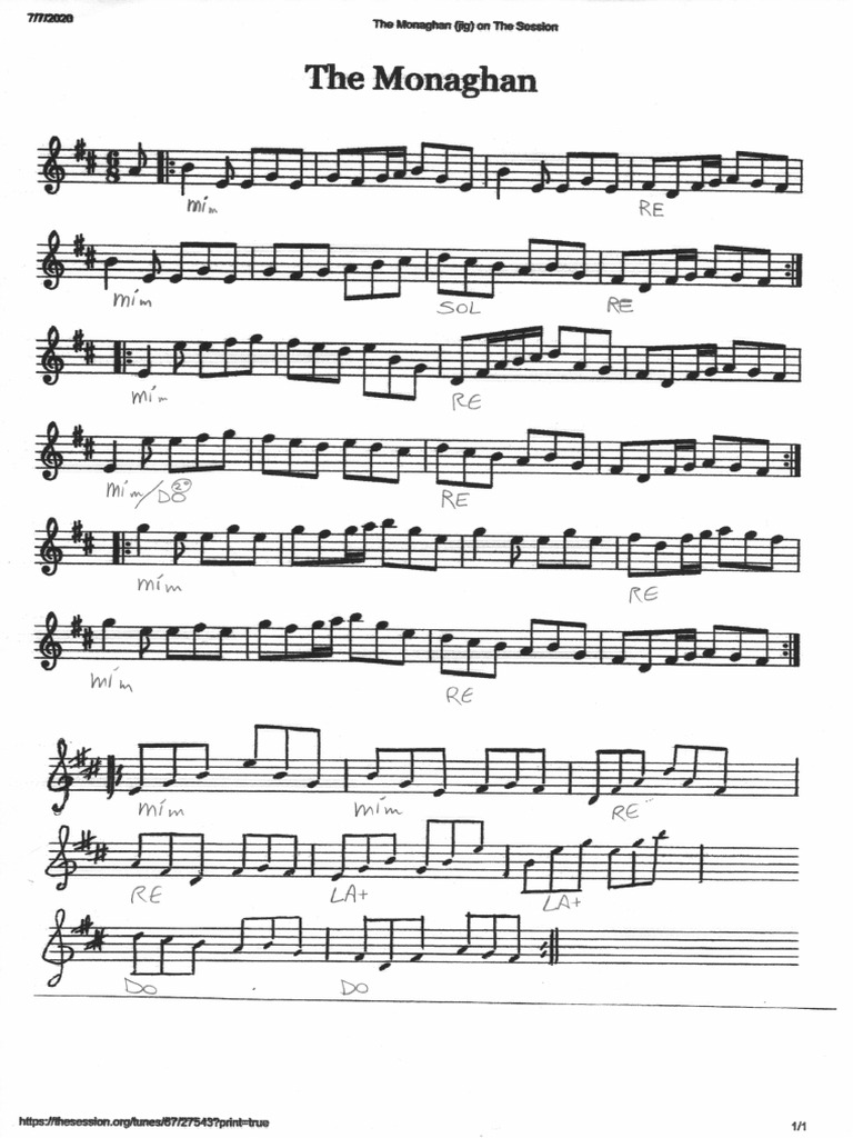 4a - The Monaghan Jig | PDF