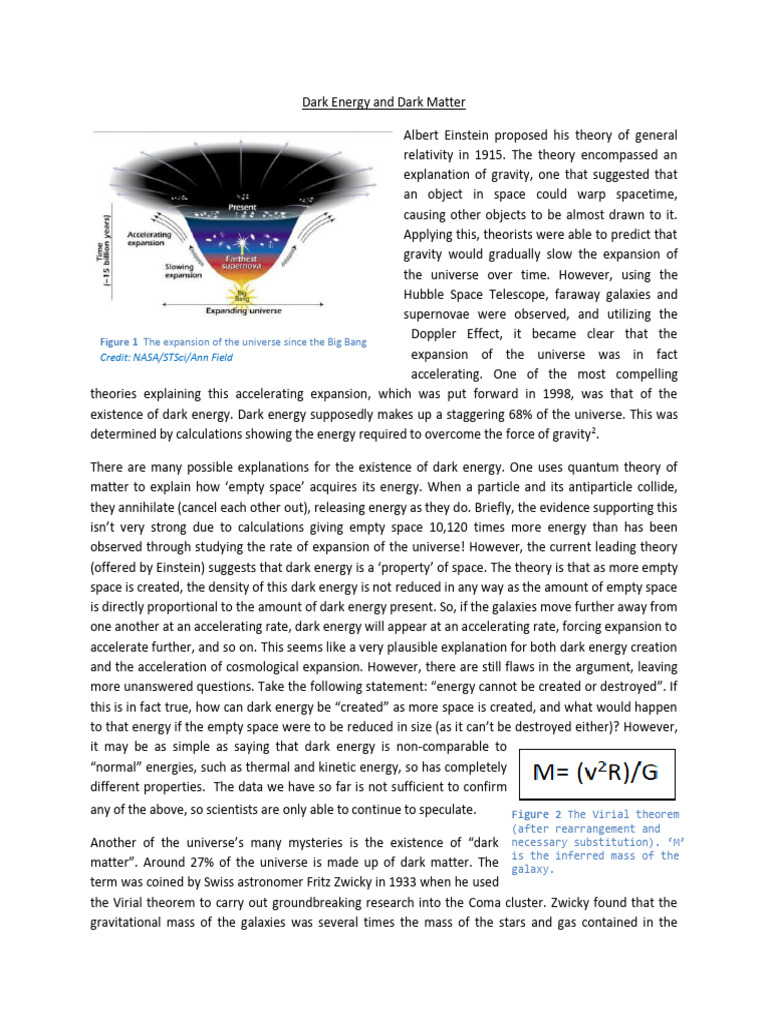 Dark Energy and Dark Matter Explained | PDF | Dark Energy | Universe