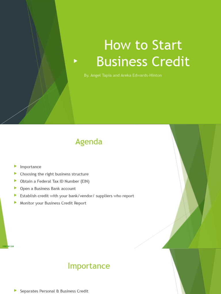 Starting Business Credit Essentials | PDF | Credit History | Business