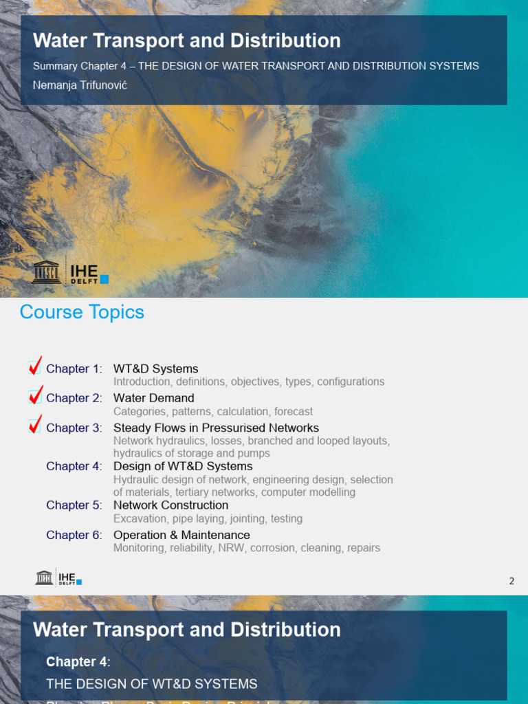 WTD - Chapter 4 - A | PDF | Pump | Mathematical Optimization