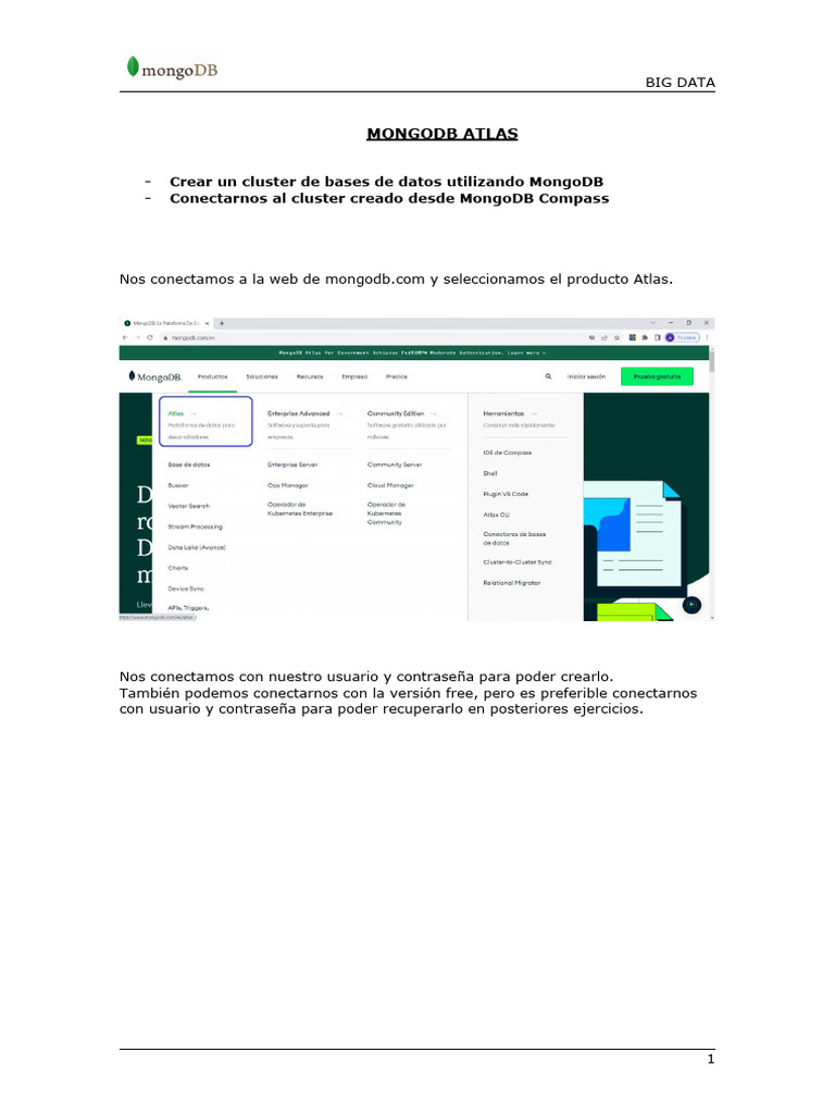 11 - Mongodb Atlas | PDF | Mongo Db | Contraseña