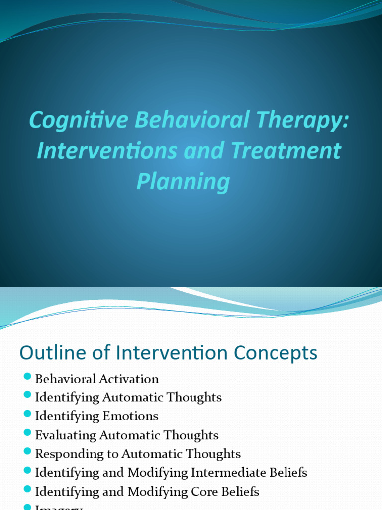 CBT Power Point | PDF | Cognitive Behavioral Therapy | Psychotherapy