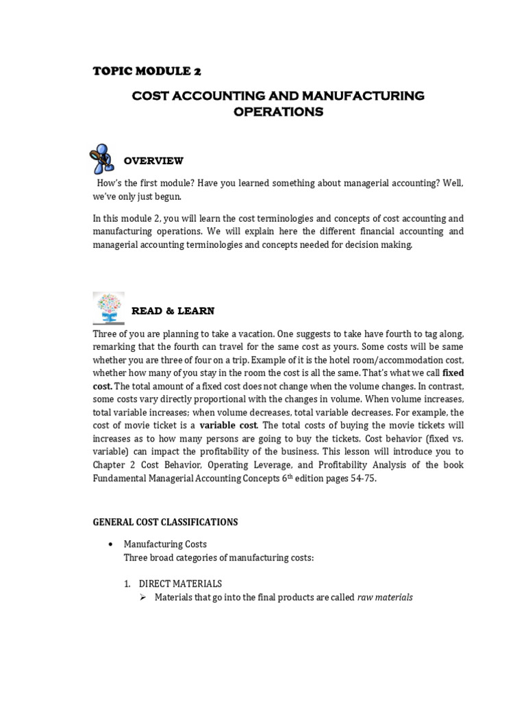 Managerial Acctg Topic Module 2 | PDF | Linear Regression | Regression Analysis