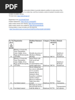 Smart India Hackathon Problem Statement 2025 | PDF