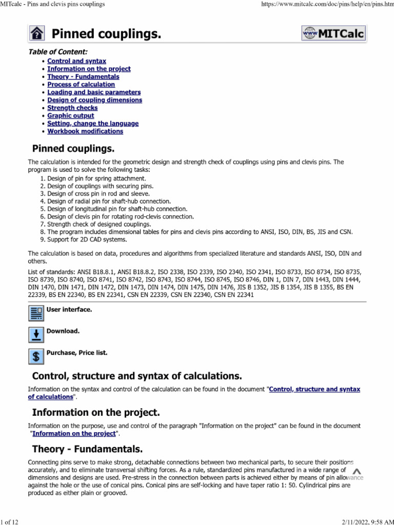 Clevis Design | PDF | Strength Of Materials | Bending