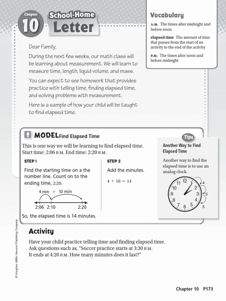 Teaching Elapsed Time in Math Class | PDF | Volume | Litre