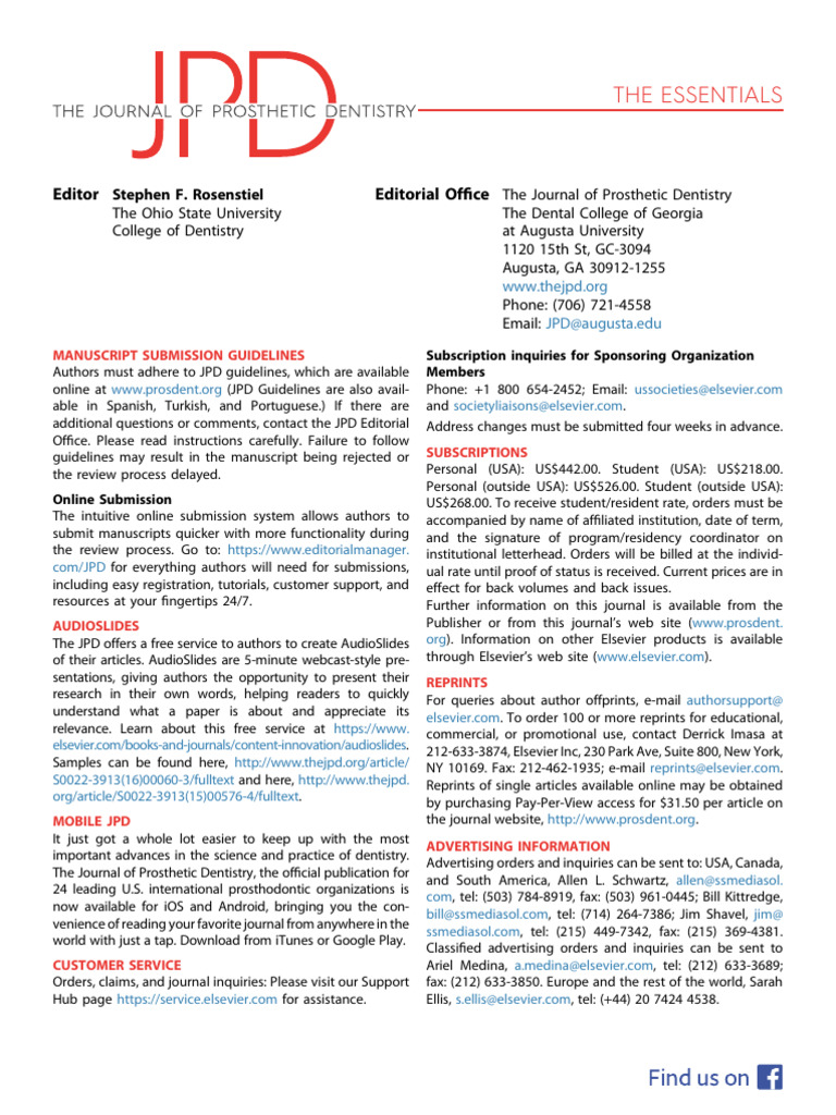 JPD Submission & Access Guide | PDF