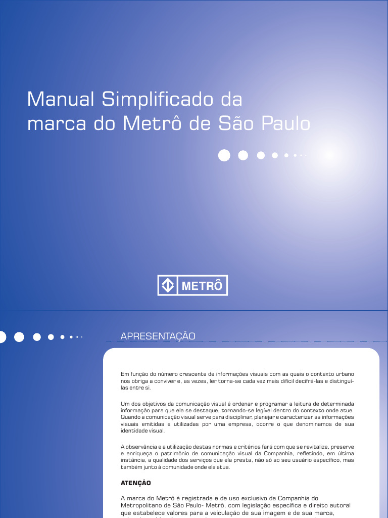 Manual Simplificado Marca | PDF | Marca | Metropolitano