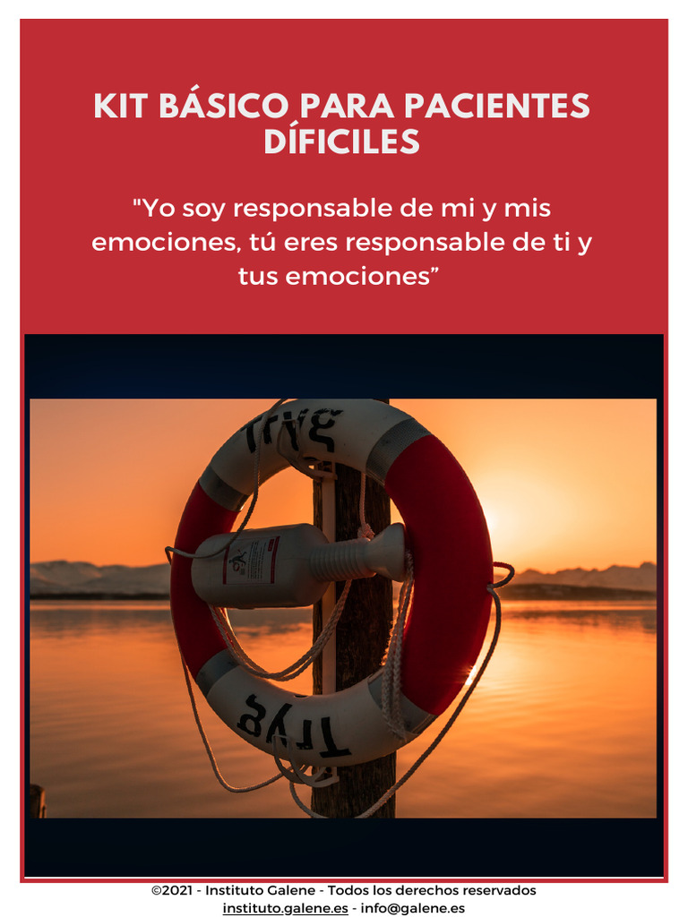 Kit Basico para Pacientes Dificiles 1 | PDF | Las emociones | Conceptos ...