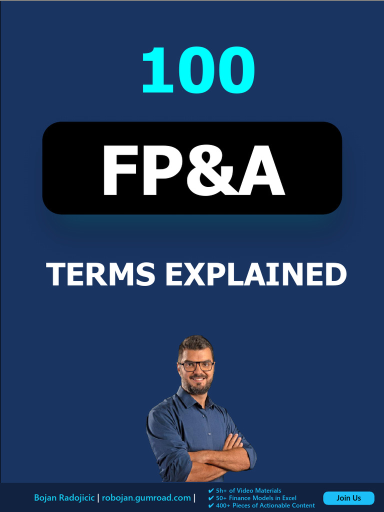 Fpa 100 | PDF | Performance Indicator | Expense