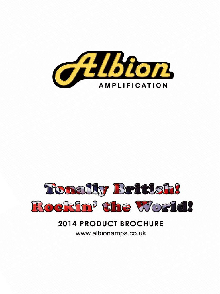 Albion 2014 Brochure | PDF | Amplifier | Loudspeaker