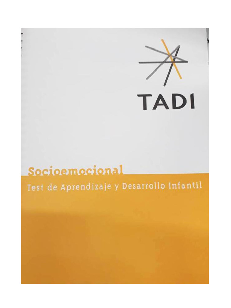 Tadi Socioemocional | PDF