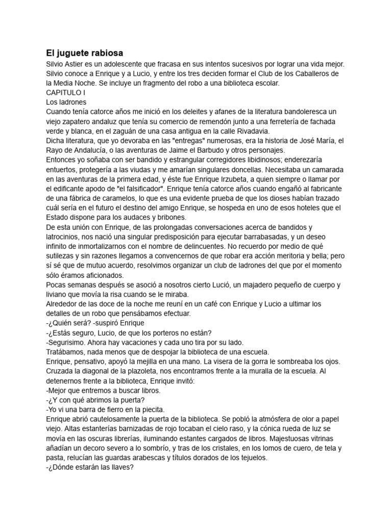 Obras de Roberto Arlt | PDF