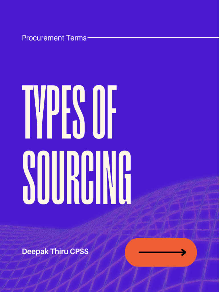 Types of Sourcing | PDF | Outsourcing | Apple Inc.