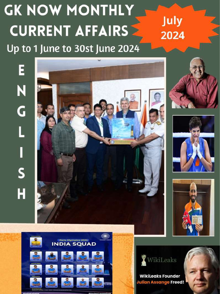 July 2024 Current Affairs Overview | PDF | Government